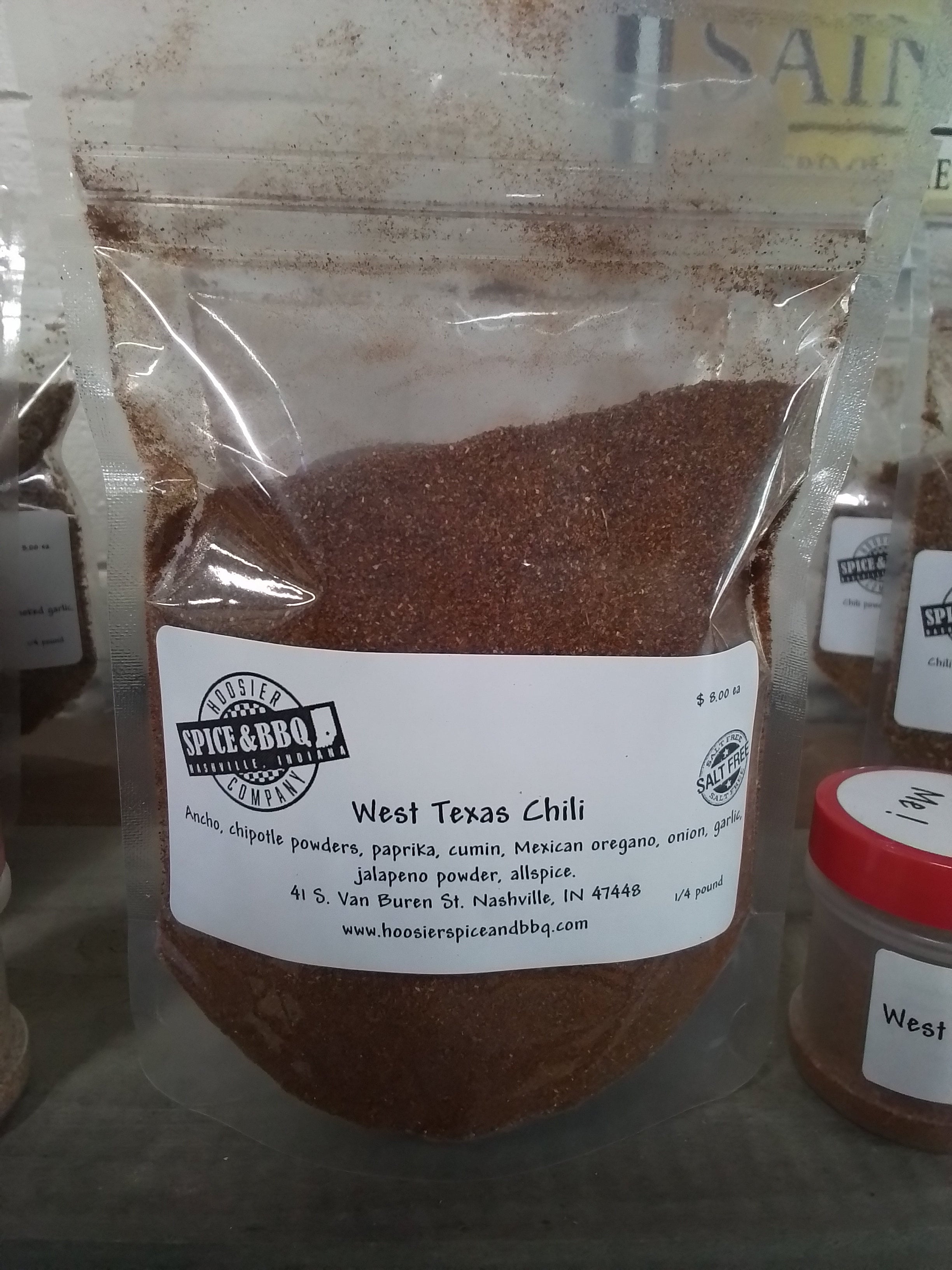 West Texas Hot Chili | Hoosier Spice and BBQ Company